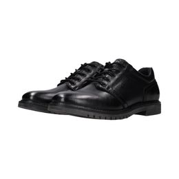 Bugatti Herren Bugatti Schn&uuml;rschuh Halbschuh, Anzugschuh, Business-Schn&uuml;rer mit Profilsohle schwarz 43