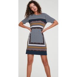 Heine Druckkleid, Bunt, Gr. 36, Damen, Strandkleider, Material: Viskose, Elasthan