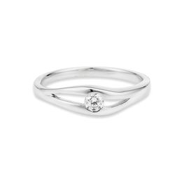 Bruno Banani Damen Fingerring &raquo;Schmuck Geschenk Silber 925 Damenring&laquo; mit Zirkonia (synth.) silber 53, Silber 925 (Sterlingsilber), 1,8mm
