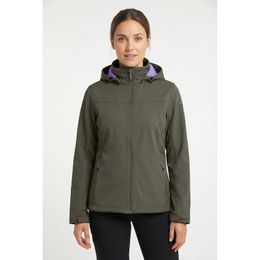 Icepeak Damen Softshelljacke &raquo;BOISE&laquo; wasserabweisendes Material, atmungsaktiv, Wassers&auml;ule 8000 gr&uuml;n 46