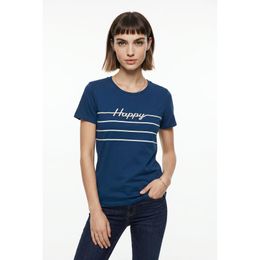 V&eacute;ro Moda Vero Moda Damen Kurzarmshirt &raquo;VMLINE SS TOP BOX JRS&laquo; Baumwolle, regular fit L