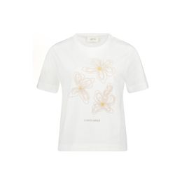 Cartoon Baumwollshirt mit Rundhalsausschnitt Damen Gr&ouml;&szlig;e XXL khaki