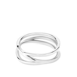 Liebeskind Berlin Damen Fingerring &raquo;Schmuck Geschenk Edelstahl Ring The Melting Organic&laquo; silber 58, Edelstahl, 8mm