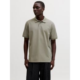 Jack & Jones Jack & Jones Herren Poloshirt &raquo;JJEAUSTIN POLO SS NOOS&laquo; Materialmix, regular fit beige M
