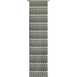 WIRTH Schiebegardine &raquo;Benewitz&laquo; Paneelwagen 1 Stk. tlg. gr&uuml;n Jacquard, Baumwolle, Polyester 145cm, Paneelwagen, 60cm