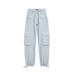 Desigual Cargo Pants female size 34 Blue