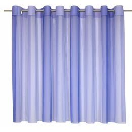 WIRTH Gardine &raquo;Eloise&laquo; &Ouml;sen 1 Stk. tlg. Store blau Polyester 145cm, &Ouml;sen, 600cm