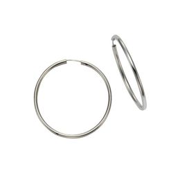 Firetti Damen Paar Creolen &raquo;Schmuck Geschenk Silber 925 Basic 2 mm breit&laquo; silber 40, Silber 925 (Sterlingsilber)