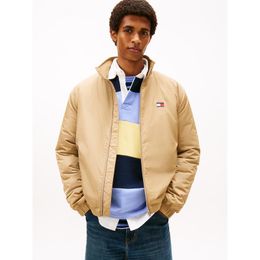 Tommy Jeans Herren Blouson &raquo;TJM ESSENTIAL PADDED JACKET EXT&laquo; Freizeitjacke, &Uuml;bergangsjacke gl&auml;nzend, Stretchb&uuml;ndchen, Stehkragen beige XL