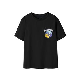 name it T-Shirt 'NKMMATH POKEMON' Jungen Gr&ouml;&szlig;e 134/140 blau / gelb / schwarz / wei&szlig;