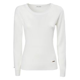 Influencer Pullover Damen Gr&ouml;&szlig;e S wei&szlig;