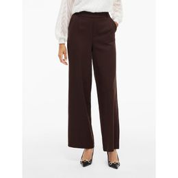 Vila Damen Anzughose &raquo;VIVARONE HW WIDE PANT - NOOS&laquo; Materialmix, slim fit 44, N-Gr