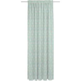 Adam Vorhang &raquo;Retro Floret&laquo; Multifunktionsband 1 Stk. tlg. aus 100% Bio-Baumwolle blau Jacquard, Baumwolle 145cm, Multifunktionsband, 142cm