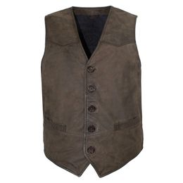 Maddox Vest 'Emilio' male size 4XL Dark brown