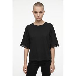 V&eacute;ro Moda Vero Moda Damen Rundhalsshirt &raquo;VMLYLA SS O-NECK TOP JRS&laquo; Baumwolle, regular fit XS