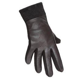 Pearlwood Damen Pearlwood Strickhandschuhe &raquo;SMILLA&laquo; weiches Fleece-Innenfutter, Temperaturregulierend, Strickb&uuml;ndchen braun 8