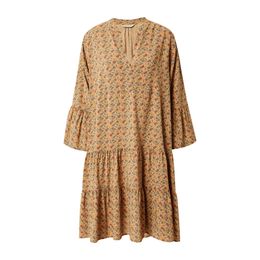 Herrlicher Kleid Damen Gr&ouml;&szlig;e 34 sand / goldgelb / grau / beere Sommerkleid