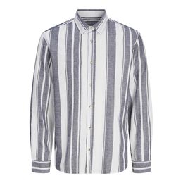 Jack & Jones Jack & Jones Hemd 'JJESummer' Herren Gr&ouml;&szlig;e L dunkelblau / wei&szlig;