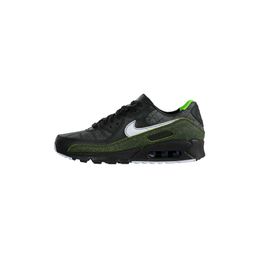 Nike Sportswear Sneaker 'AIR MAX 90' Herren Gr&ouml;&szlig;e 45 neongr&uuml;n / schwarz / schwarzmeliert / offwhite