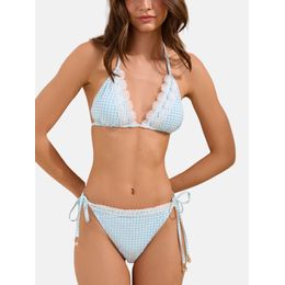 Friends Like These Bikini Damen Gr&ouml;&szlig;e XL hellblau / wei&szlig;