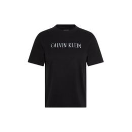 Calvin Klein Jeans T-Shirt 'CLASSIC VARSITY' Damen Gr&ouml;&szlig;e XXL schwarz / wei&szlig;