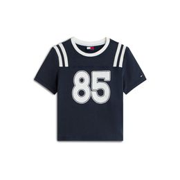 Tommy Jeans T-Shirt '85' Damen Gr&ouml;&szlig;e L dunkelblau / wei&szlig;