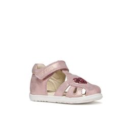 Geox Jungen Lauflernschuh &raquo;B SANDAL MACCHIA GIR&laquo; Babyschuh mit Klettverschluss, Gr&ouml;&szlig;enschablone zum Download rosa 22