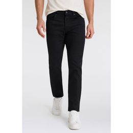 BOSS Orange Herren BOSS Orange Straight-Jeans &raquo;Re Maine Stretch Denim&laquo; Regular Gerades Bein Mittlere Leibh&ouml;he schwarz 34, L&auml;nge 32