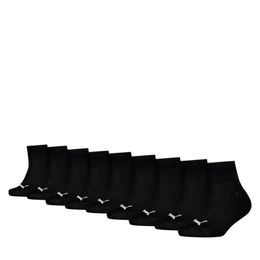 Puma Herren Puma Kurzsocken &raquo;Puma KIDS PLAIN QUARTER 9P ECOM&laquo; 9 Paar, mit rutschfestem Bund schwarz 23-26
