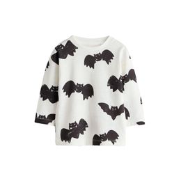 next Shirt Jungen Gr&ouml;&szlig;e 122 schwarz / wei&szlig;