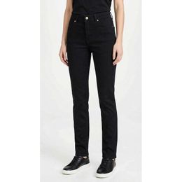MAC Damen MAC Slim-fit-Jeans &raquo;MELANIE&laquo; mit Stretch, in 4-Pocket-Form schwarz 38, L&auml;nge 32
