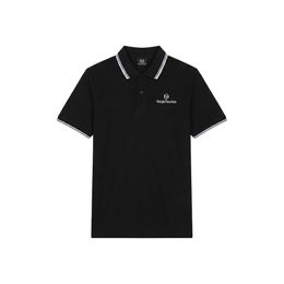 Sergio Tacchini Poloshirt 'Reed 025 Co' Herren Gr&ouml;&szlig;e XL schwarz / wei&szlig;
