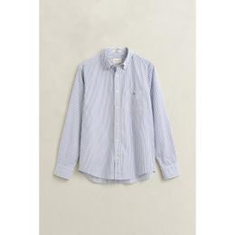 Gant Herren Langarmhemd &raquo;REGULAR POPLIN STRIPE SHIRT&laquo; Regular fit mit Streifenmuster blau S, N-Gr