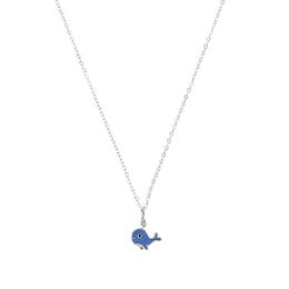 Prinzessin Lillifee Damen Kette mit Anh&auml;nger &raquo;Wal-Motiv&laquo; mit Zirkonia (synth.) Silber 925 (Sterlingsilber), L: 38 B: 1,2mm