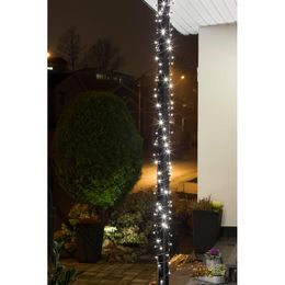 Konstsmide LED-Lichterkette &raquo;Weihnachtsdeko aussen&laquo; 80 Stk.-flammig Micro LED Lichterkette, schutzisoliert/umgossen, 80 warm wei&szlig;e Dioden schwarz 