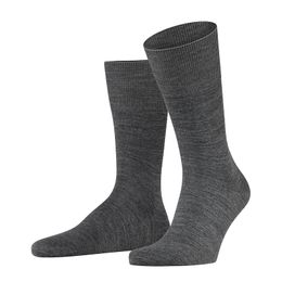 Falke Herren Falke Socken &raquo;Airport&laquo; klimaregulierend durch Schurwolle, atmungsaktiv, geruchshemmend grau 39-40