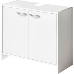 FMD Waschbeckenunterschrank &raquo;Marbella&laquo; wei&szlig; B/H/T: 64cm x 55cm x 28cm