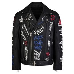 Trueprodigy Jacke 'Danis' Herren Gr&ouml;&szlig;e XXL blau / schwarz / wei&szlig;