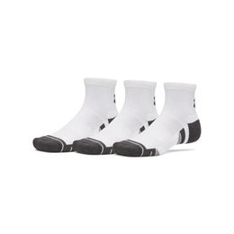 Under Armour Herren Sportsocken &raquo;NEW UA PERF TECH 3PK QTR&laquo; Packung, 3 Paar tlg. 3er-Pack, f&uuml;r sportliche Aktivit&auml;ten, sportlicher Stil schwarz-wei&szlig; M