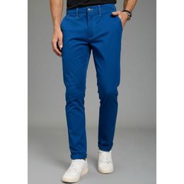 Kangaroos Herren Kangaroos Chinohose Regular Fit, mit geradem Bein, etwas niedrigere Leibh&ouml;he blau 34, L&auml;nge 32