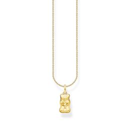 Thomas Sabo Damen Thomas Sabo Kette mit Anh&auml;nger &raquo;Thomas Sabo x HARIBO: Kette mit Goldb&auml;r&laquo; gold 50, Silber 925 (recycelt)