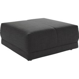 designwerk Hocker &raquo;New York, anmutender Designhocker&laquo; in hochwertiger Verarbeitung & tollem Sitzkomfort schwarz Flachgewebe 100% Polyester;Struktur 98