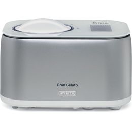 Ariete Eismaschine &raquo;Gran Gelato&laquo; 1 l 100 W Die integrierte Nachk&uuml;hlfunktion H&auml;lt dein Eis bis zu 1 Stunde k&uuml;hl. silber Einheitsgr&ouml;&szlig;e