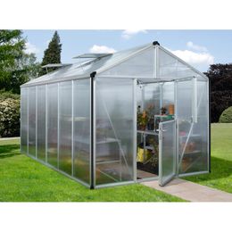 Vitavia Gew&auml;chshaus &raquo;Zeus 11900&laquo; silber B/H/T: 266cm x 473cm