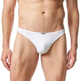 Bruno Banani Herren String &raquo;CHECK LINE 2.0 STRING&laquo; wei&szlig; 4 (S)