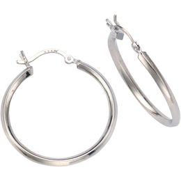 Firetti Damen Paar Creolen &raquo;Schmuck Geschenk Silber 925 Basic gl&auml;nzend verschiedene Gr&ouml;&szlig;en Silber&laquo; silber 30, Silber 925 (Sterlingsilber)