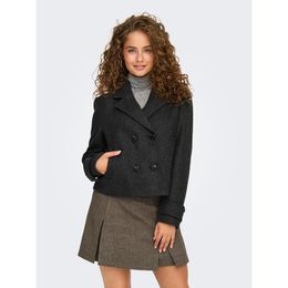 Only Damen Only Kurzjacke &raquo;ONLFREJA LIFE SHORT DB JACKET OTW NOOS&laquo; Kunstfaser grau XL