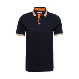 JACK & JONES Shirt 'JJEPaulos' male size XL Night blue / Orange / White