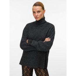 V&eacute;ro Moda Vero Moda Damen Rollkragenpullover &raquo;VMDOFFY LS ROLL NECK PULLOVER NOOS&laquo; grau XS