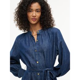 Tommy Hilfiger Damen Jeanskleid &raquo;GATHERED MIDI DRESS MYF&laquo; Baumwoll-Denim XL (46), N-Gr